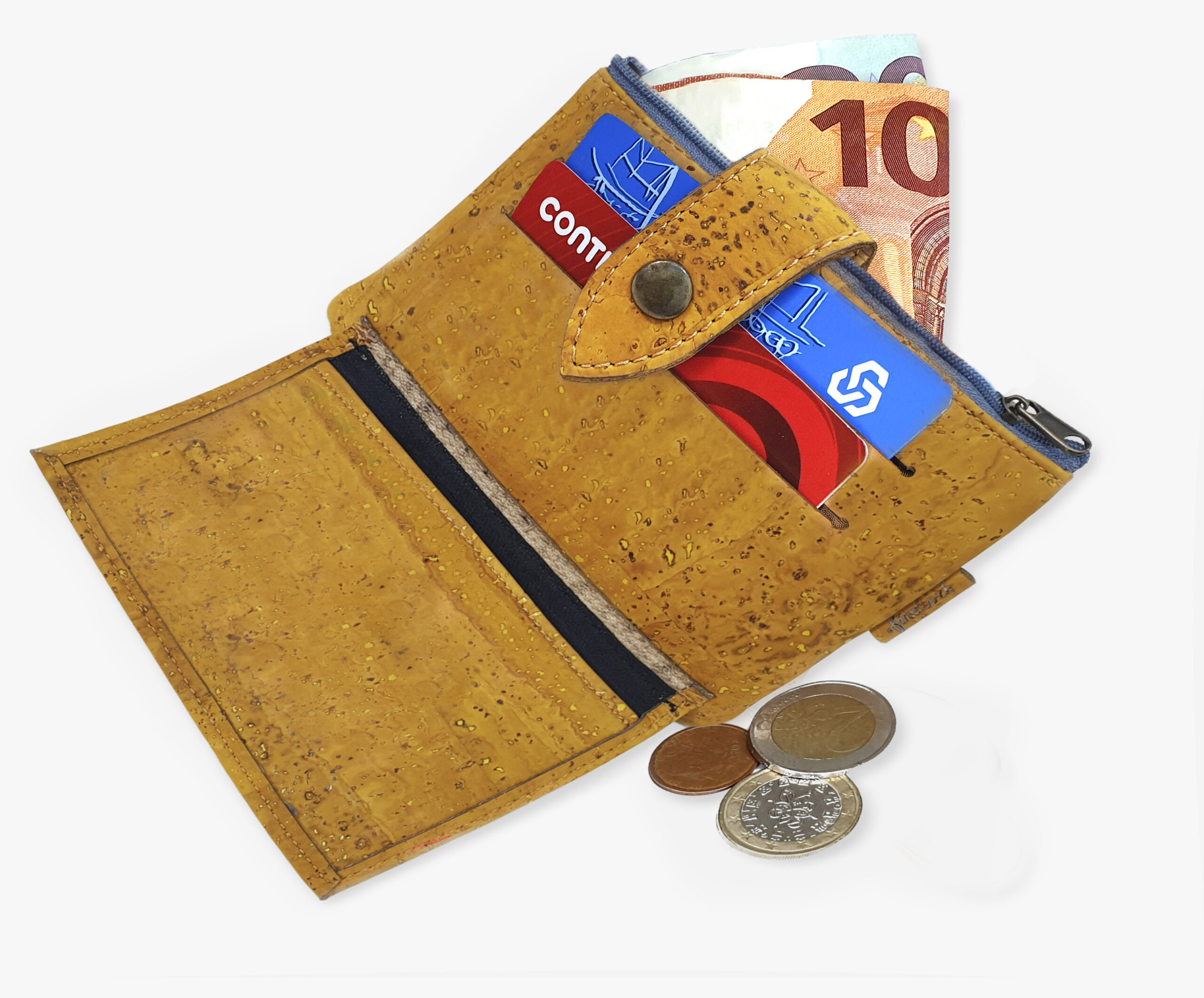 Small Perforated Cork Clip Wallet 58512LCol | Fine Cork Portugal